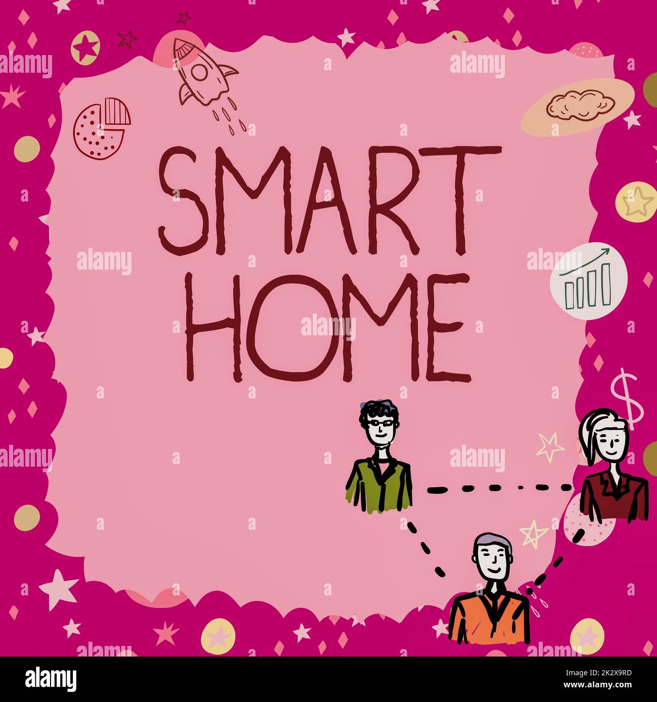 Writing displaying text Smart Home. Business idea automation system ... Writing displaying text Smart Home. Business idea automation system ...
