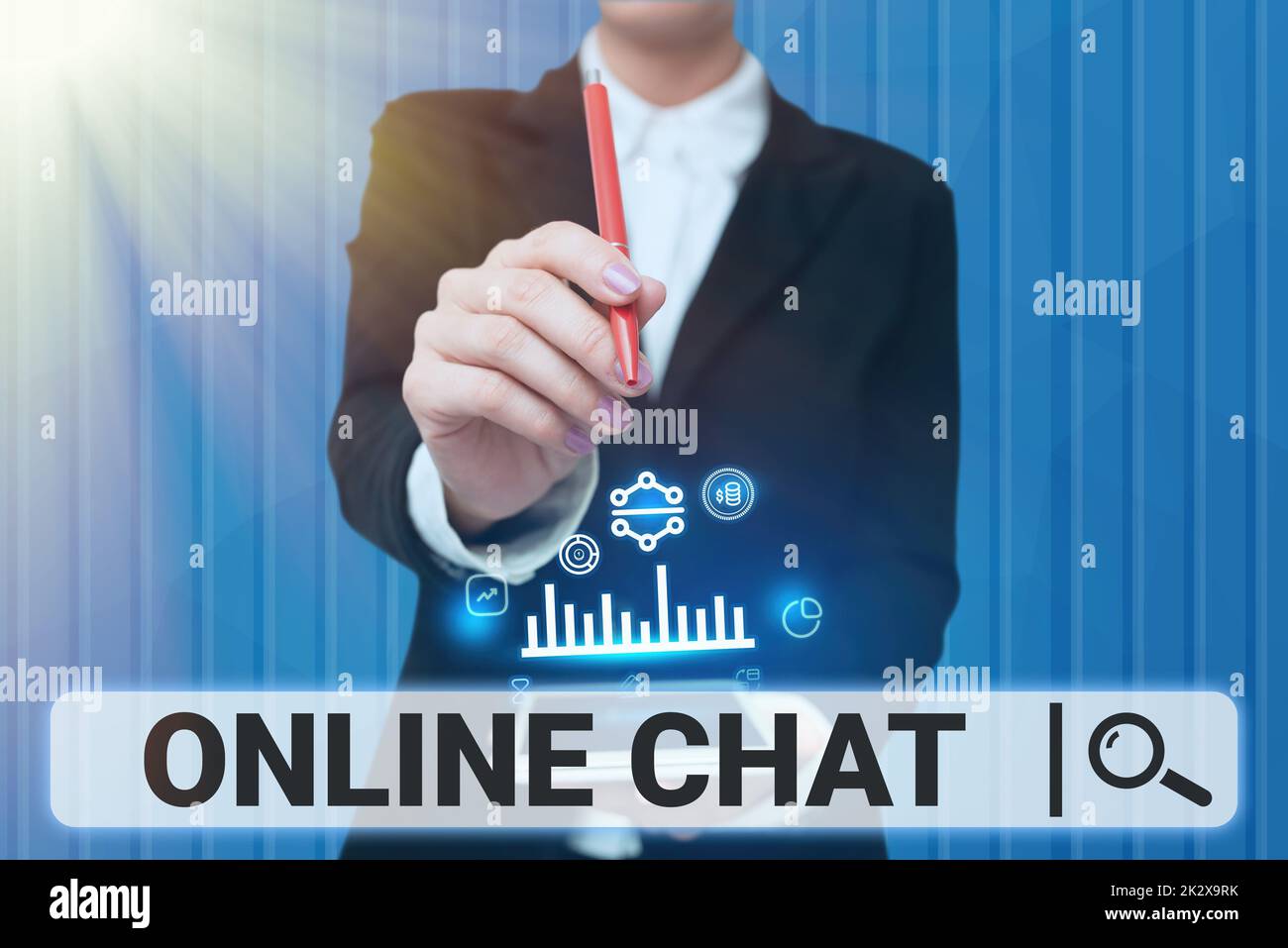 Connection through screen hi-res stock photography and images - Alamy