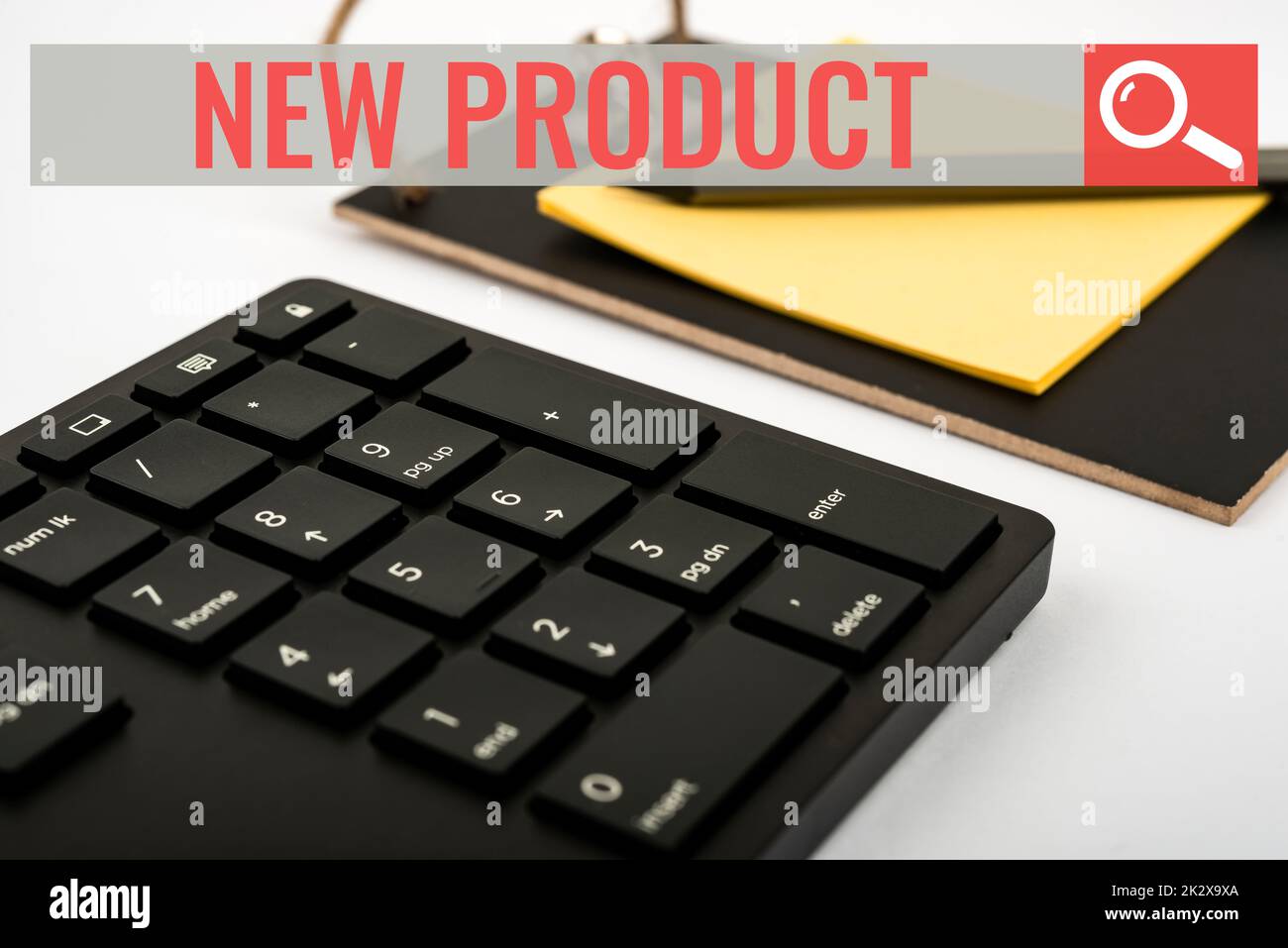 Text showing inspiration New Product. Business overview goods and ...