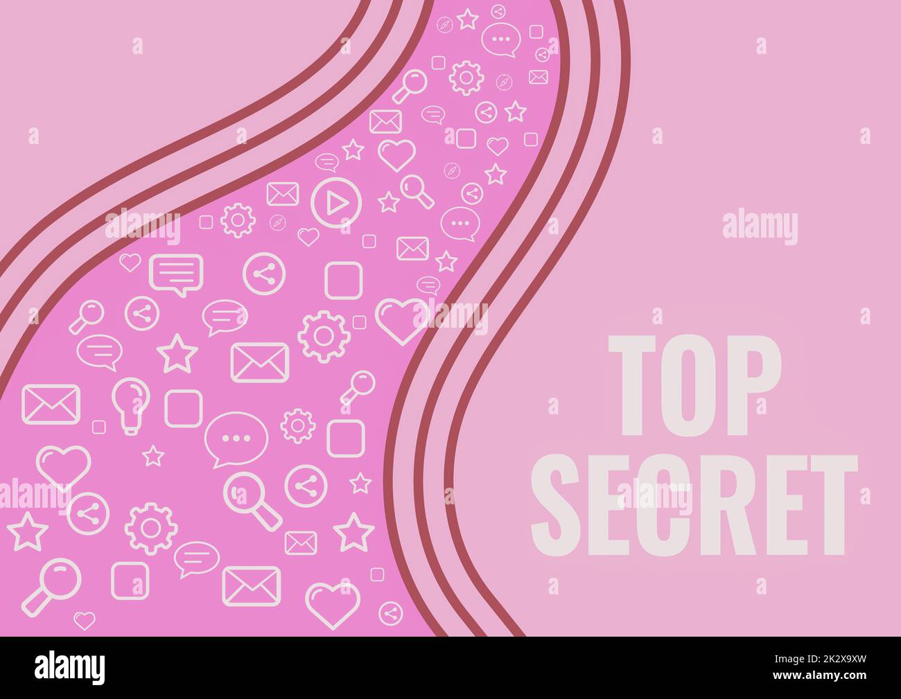 Writing displaying text Top Secret. Business showcase telling someone ...