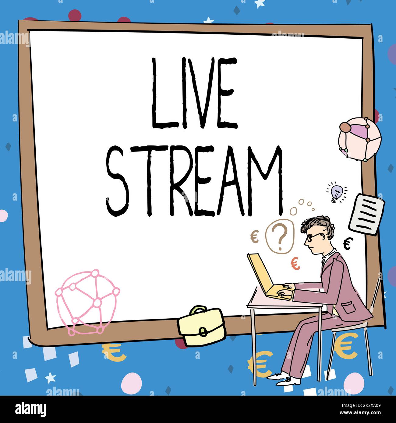 Inspiration showing sign Live Stream. Concept meaning transmit or ...