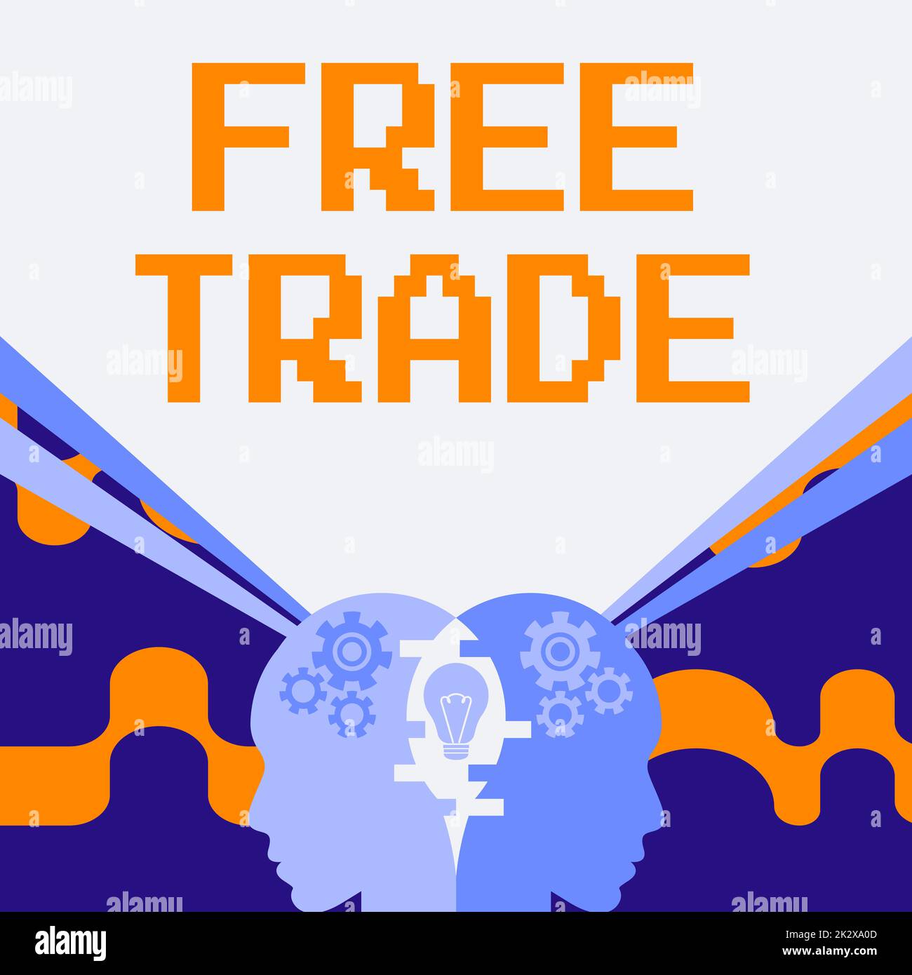 Writing displaying text Free Trade. Business idea The ability to buy ...