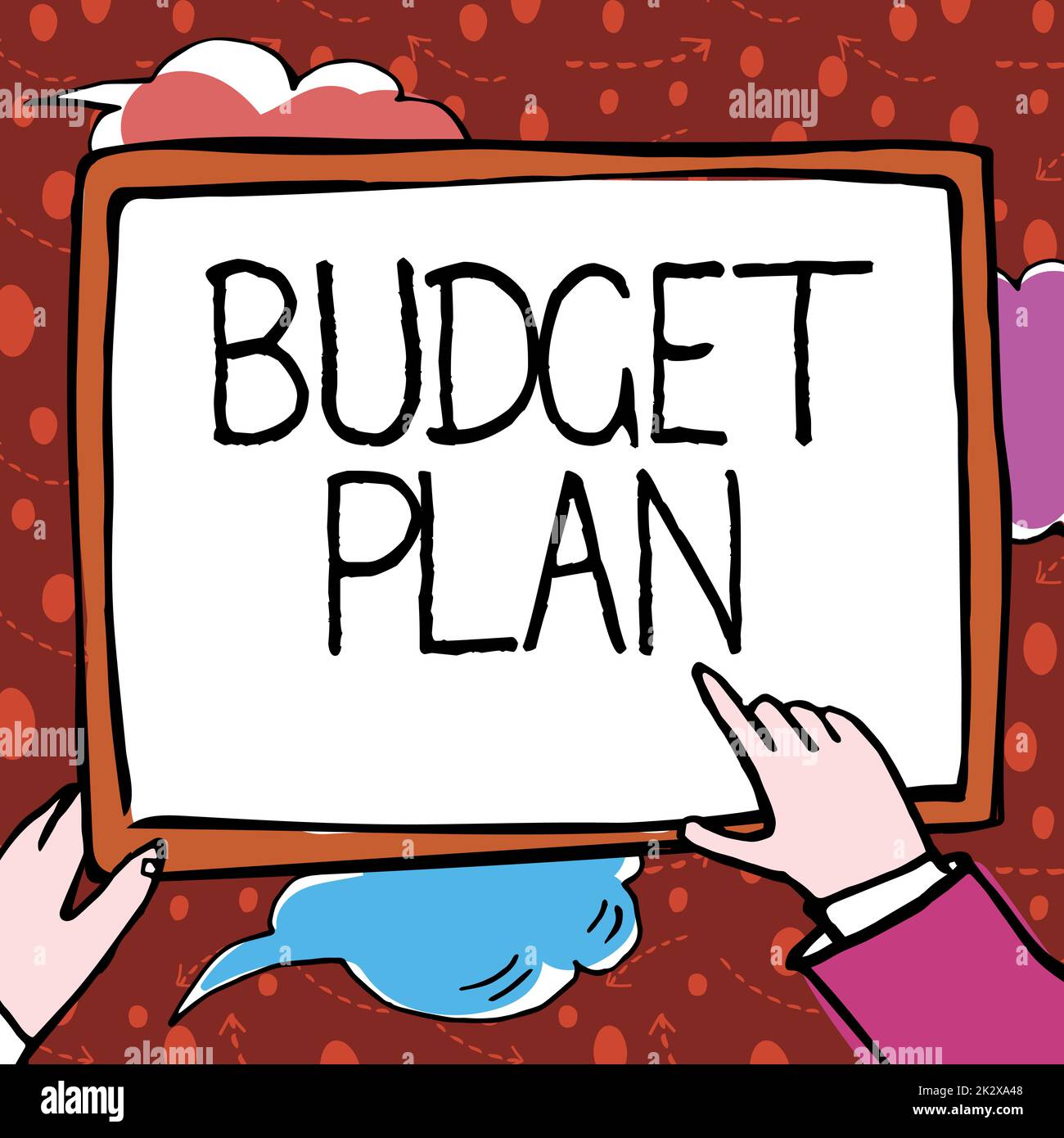 Hand writing sign Budget Plan. Word for financial schedule for a ...