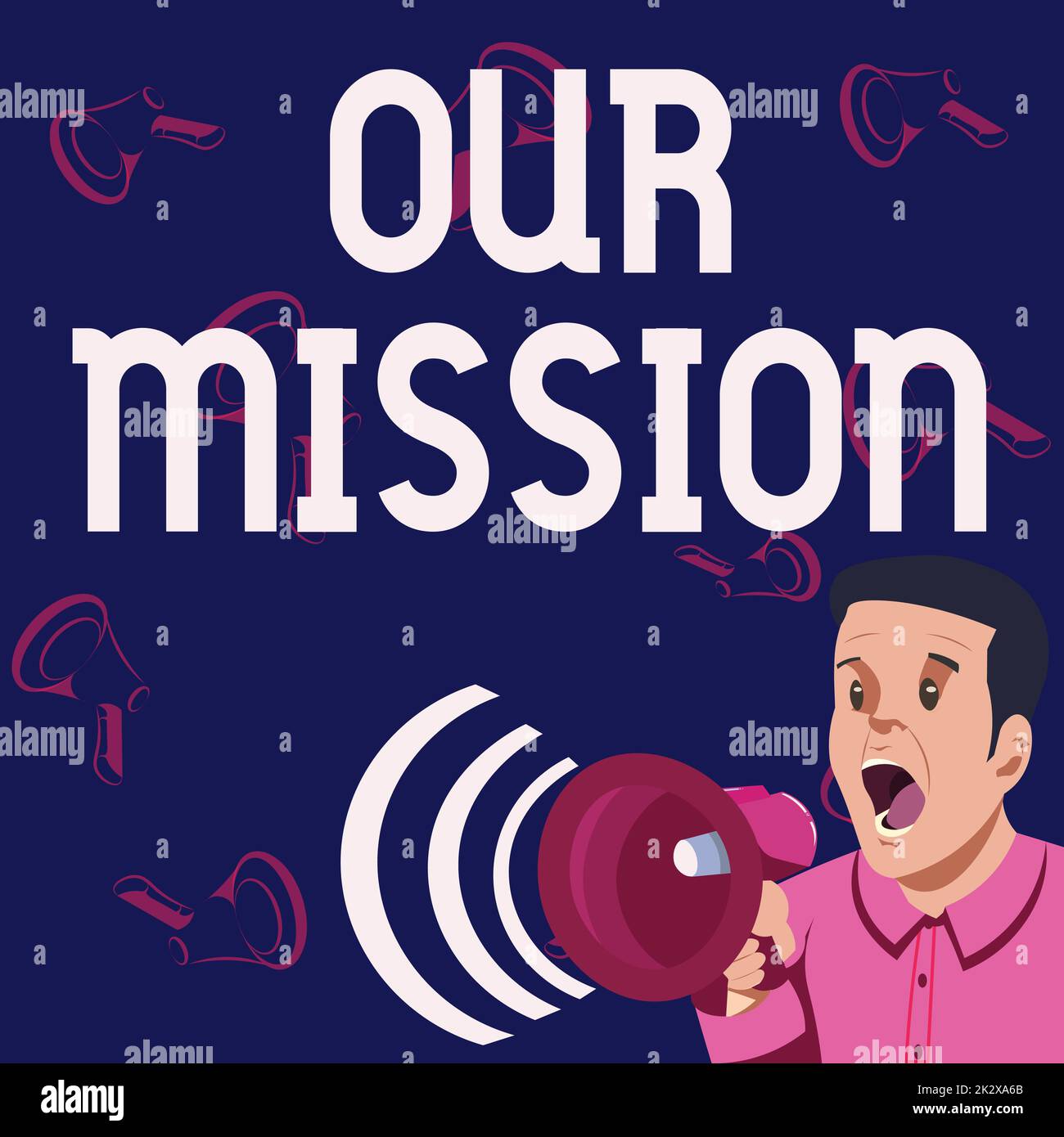 Inspiration showing sign Our Mission. Business idea tasks or schedule ...