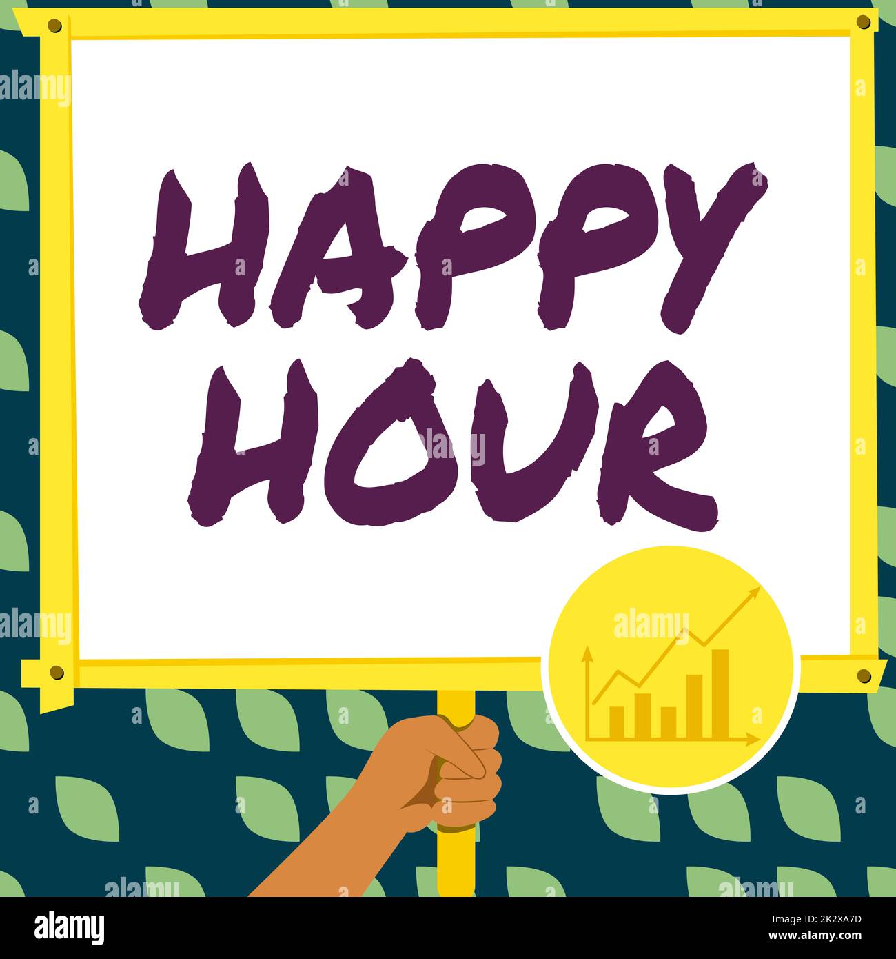 Hand writing sign Happy Hour. Business approach Spending time for ...