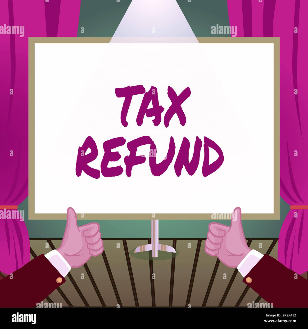 Handwriting text Tax Refund. Conceptual photo applied when money ...