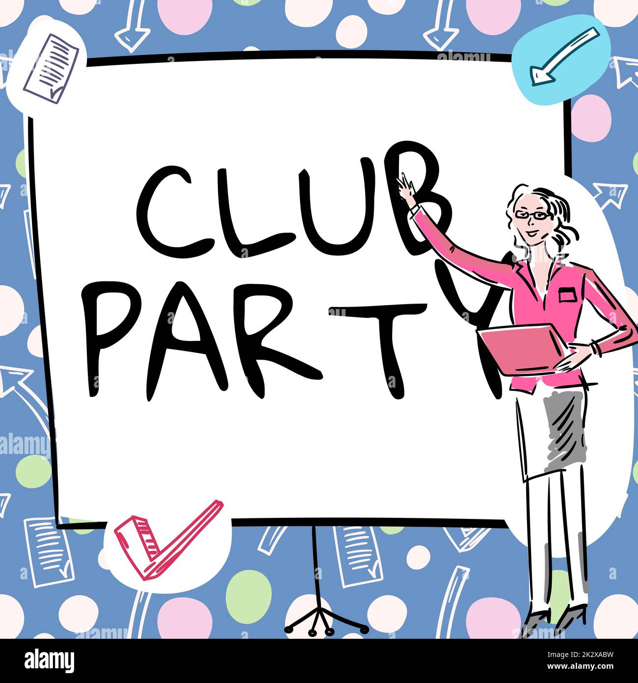 Inspiration showing sign Club Party. Conceptual photo social gathering ...
