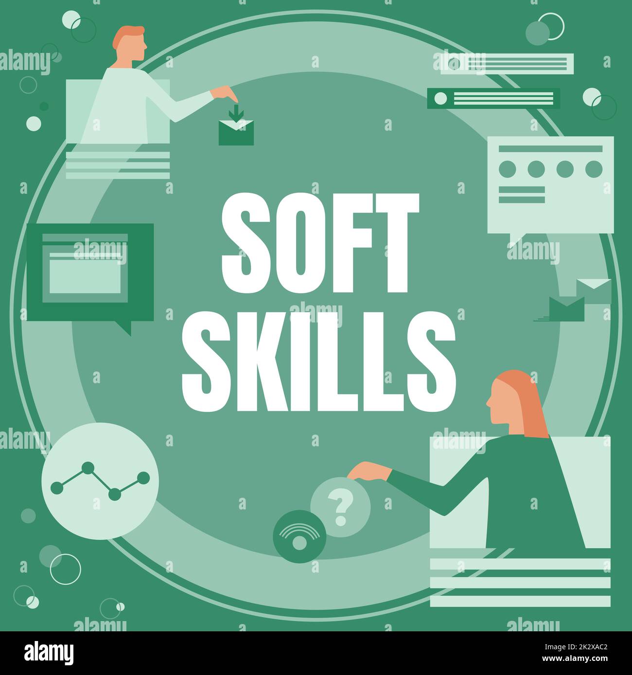 Text sign showing Soft Skills. Business approach personal attribute ... Text sign showing Soft Skills. Business approach personal attribute ...