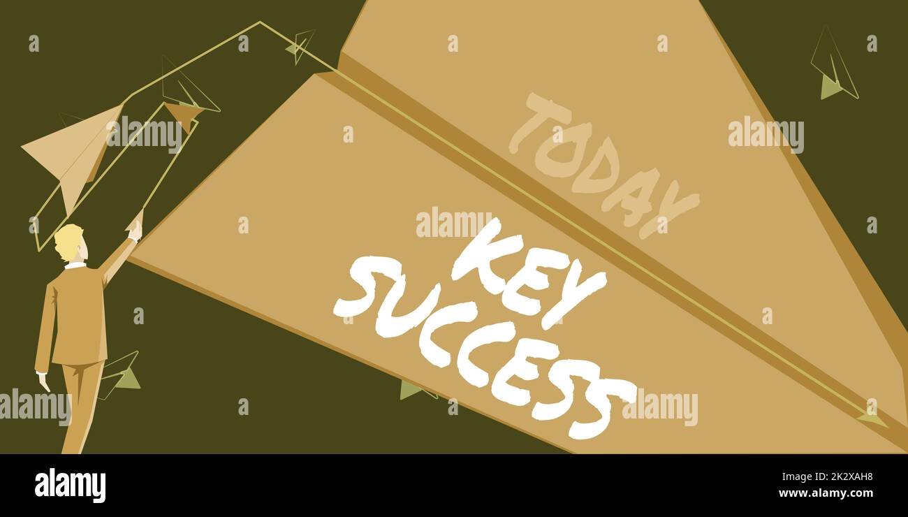 Writing displaying text Key Success. Business approach generally three ... Writing displaying text Key Success. Business approach generally three ...
