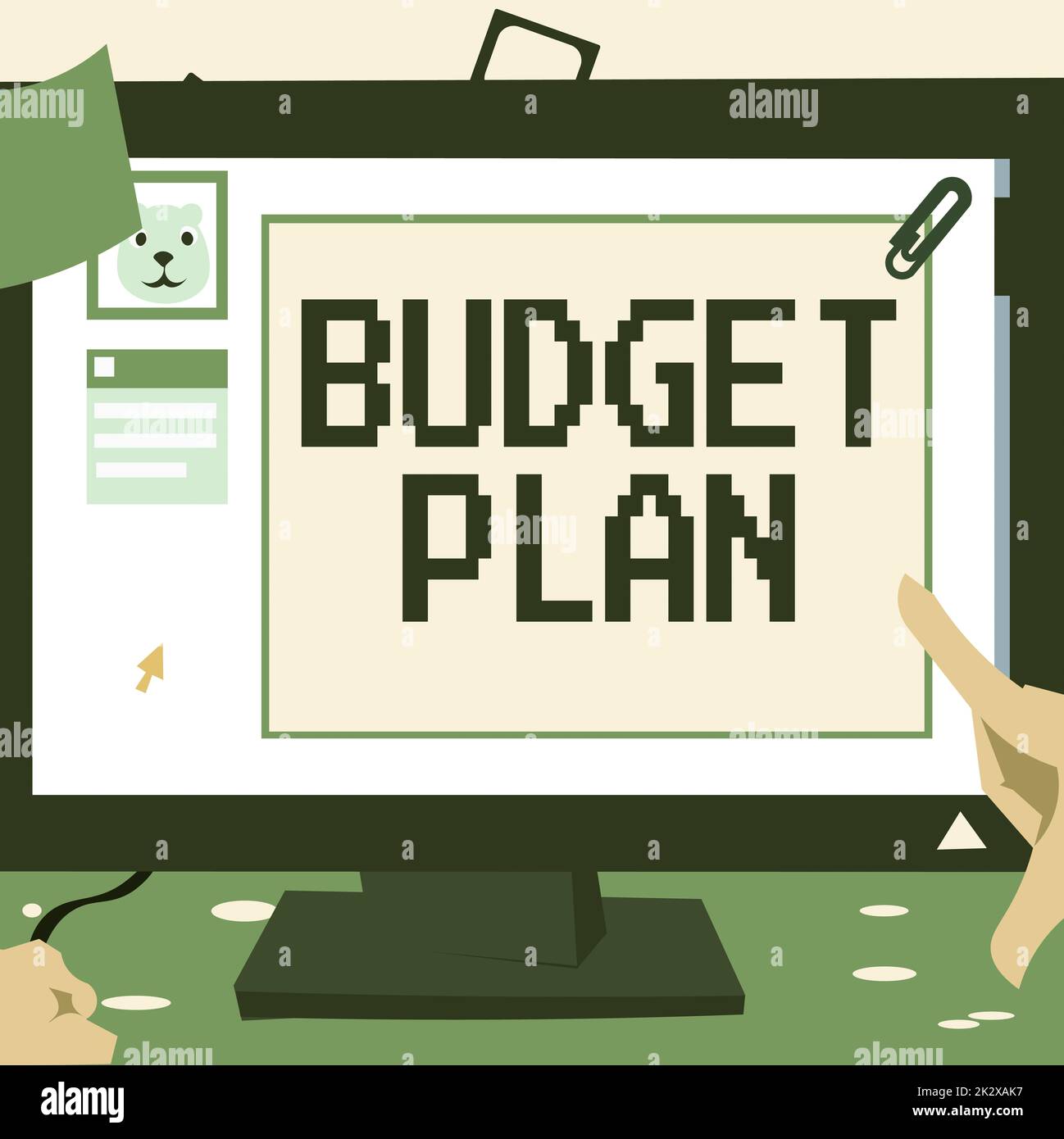Text showing inspiration Budget Plan. Business showcase financial ...