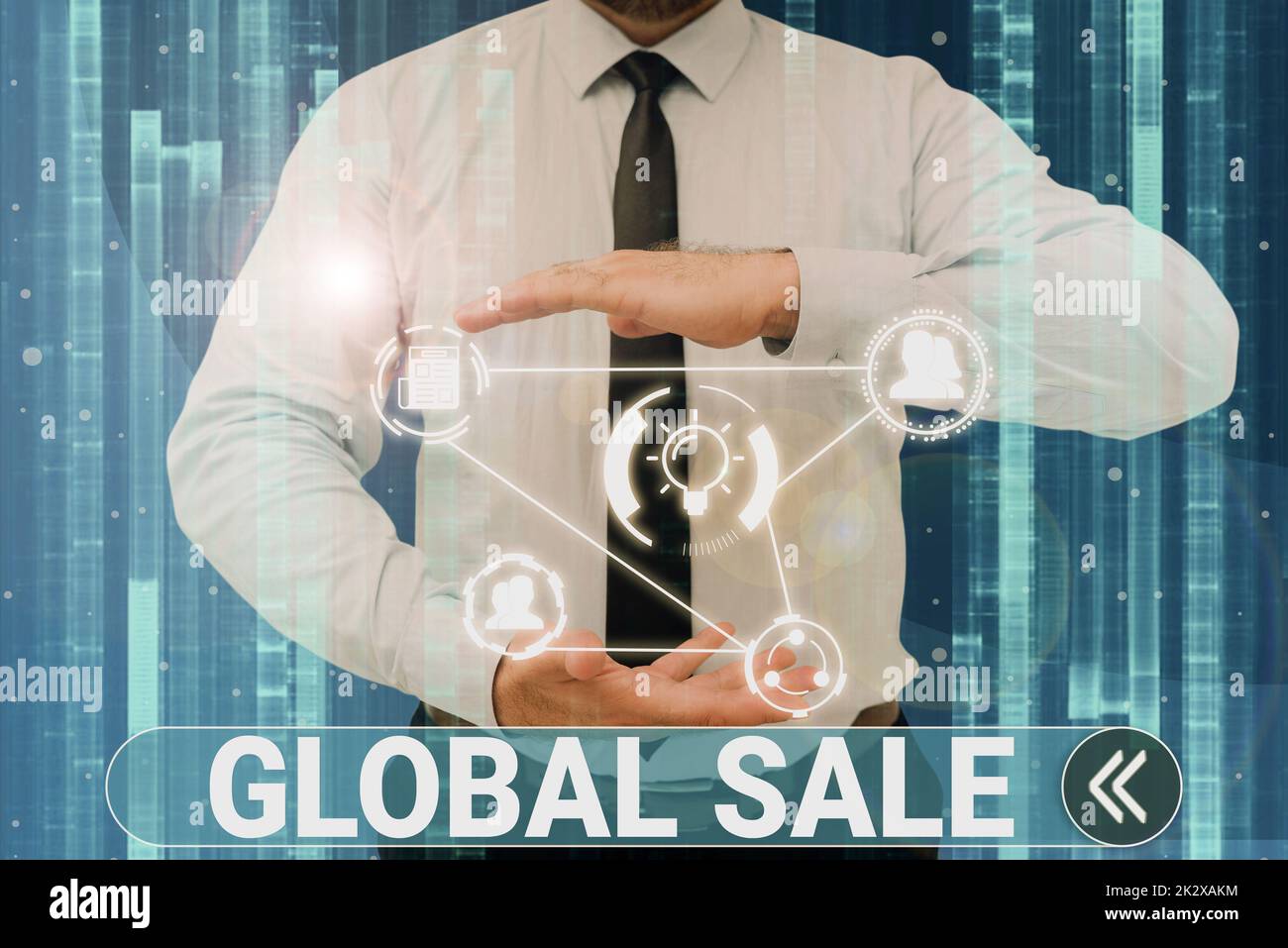 Inspiration showing sign Global Sale. Business approach managers ...