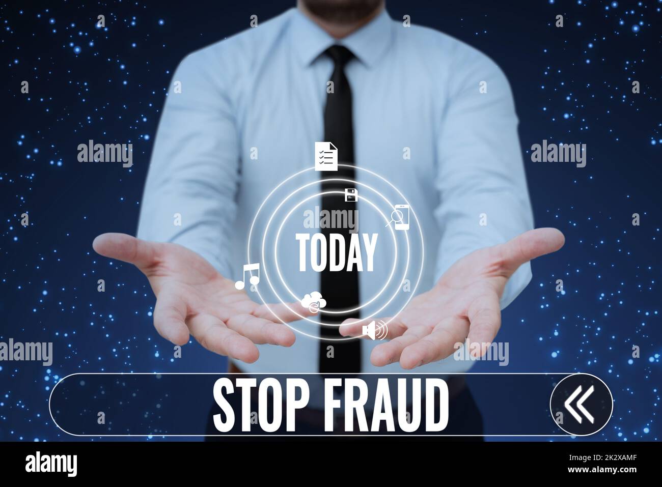 Inspiration showing sign Stop Fraud. Business idea campaign advices ...