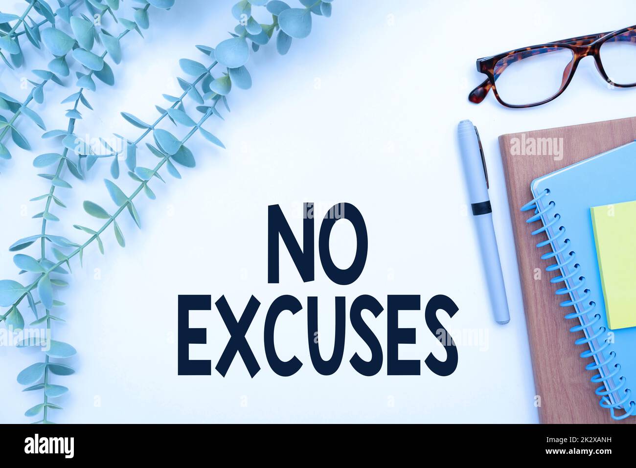 Text showing inspiration No Excuses. Business overview telling someone ... Text showing inspiration No Excuses. Business overview telling someone ...