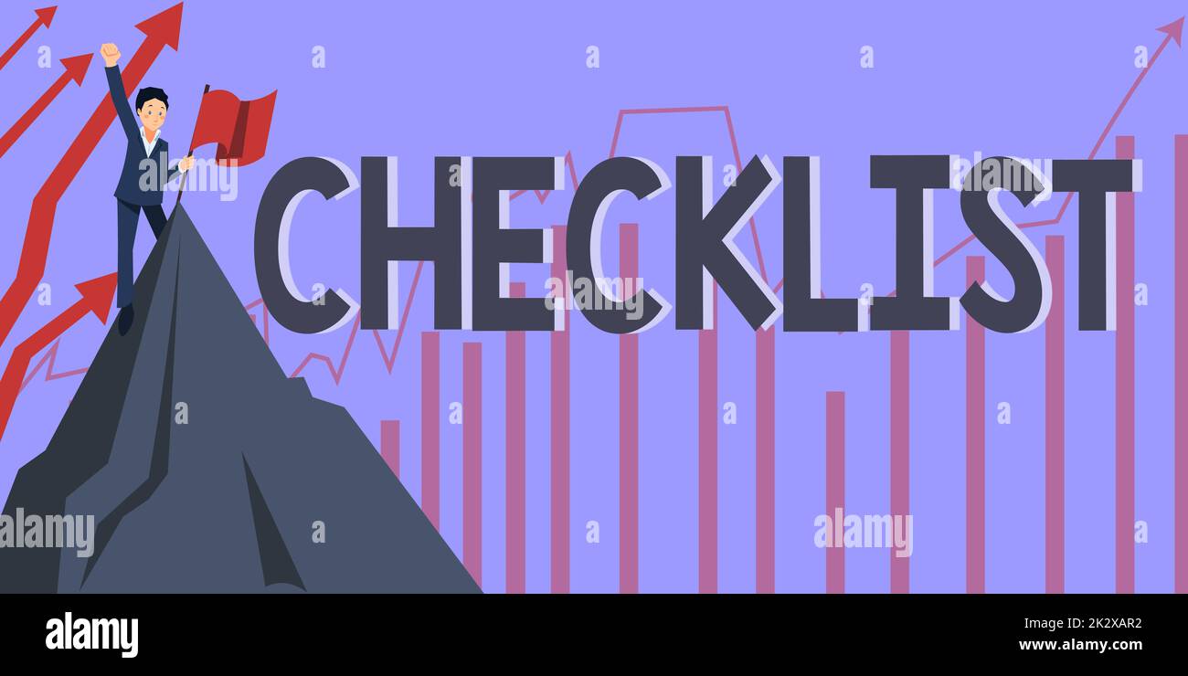 Conceptual display Checklist. Conceptual photo List down of the ... Conceptual display Checklist. Conceptual photo List down of the ...