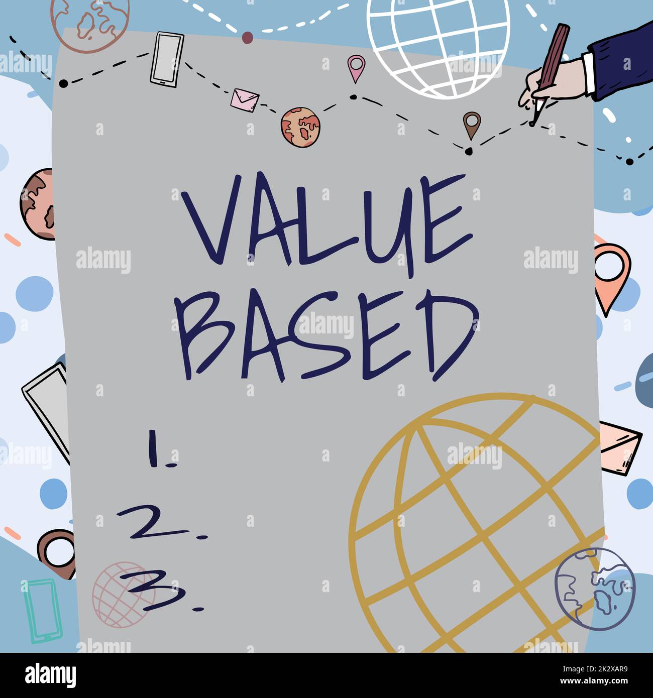 Text caption presenting Value Based. Concept meaning Considering the ...