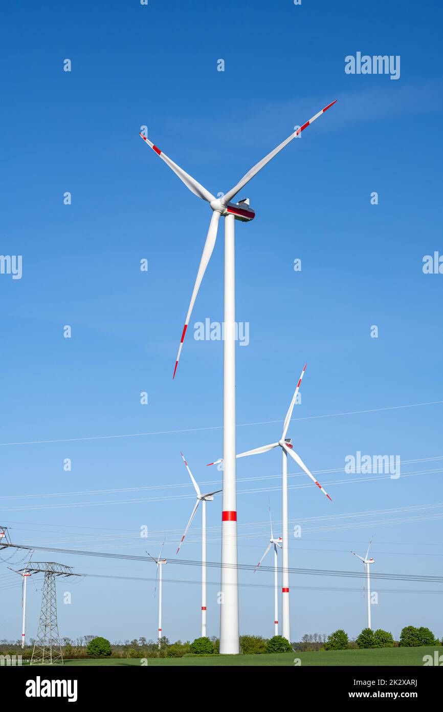 Wind turbines on modern hi-res stock photography and images - Alamy