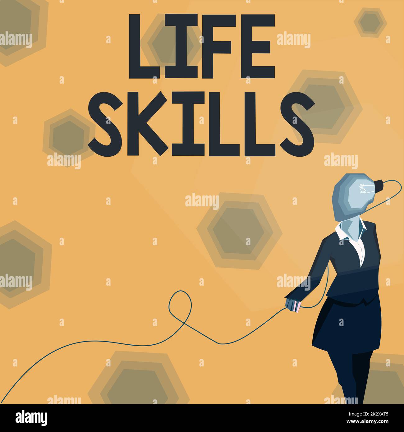 Conceptual display Life Skills. Concept meaning that is necessary or ...
