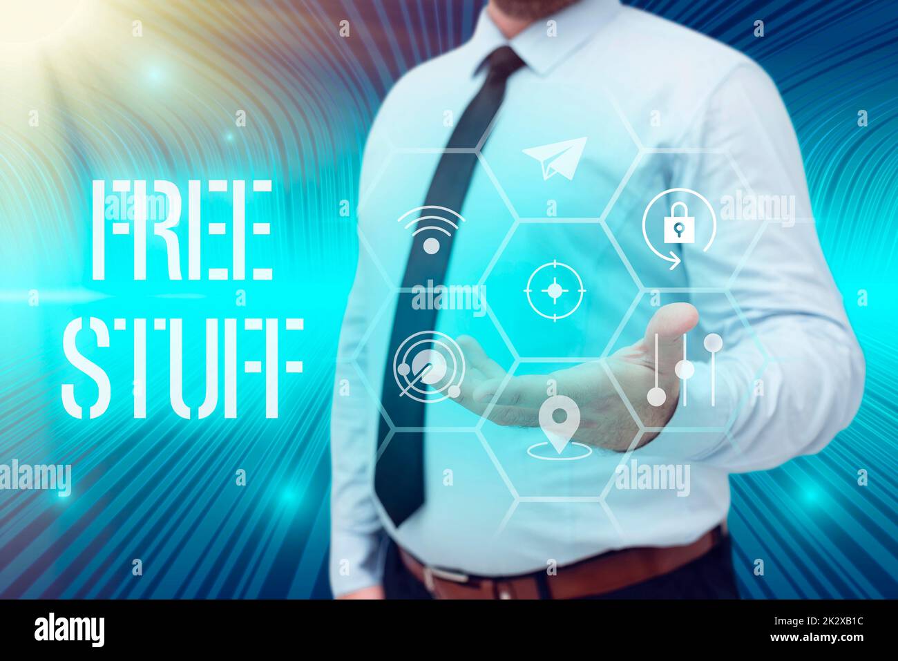Sign displaying Free Stuff. Business overview Any thing that you can ...