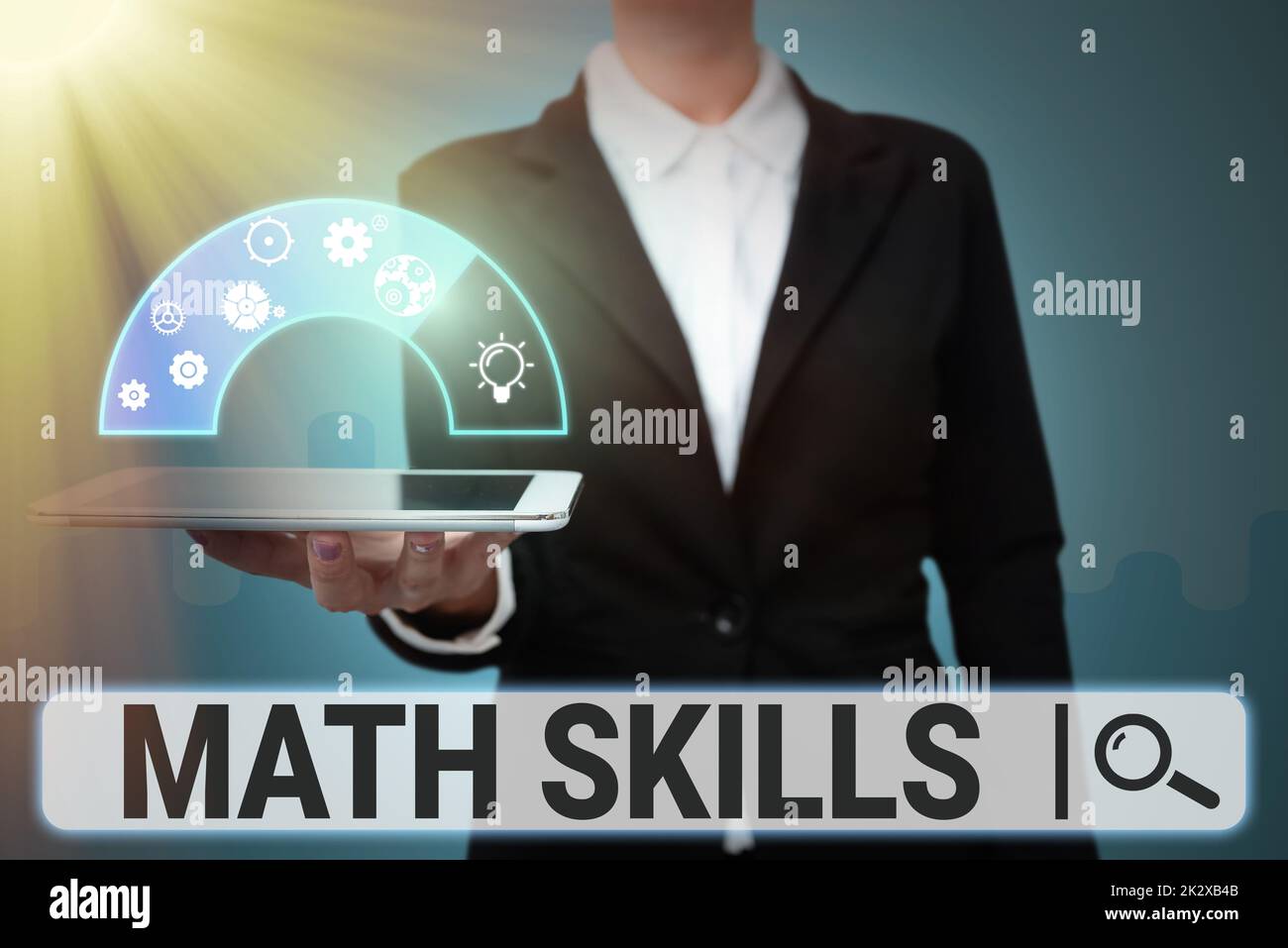 Text Sign Showing Math Skills Word For Starting To Learn How To Count Numbers Add Divide Use