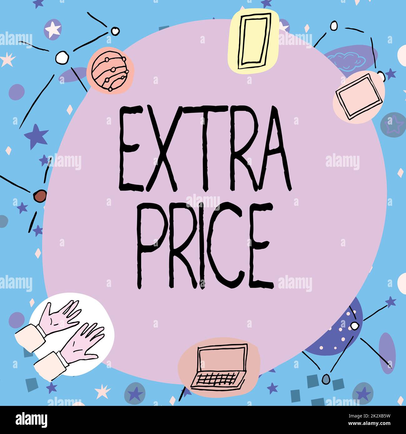 Handwriting text Extra Price. Business approach extra price definition ...