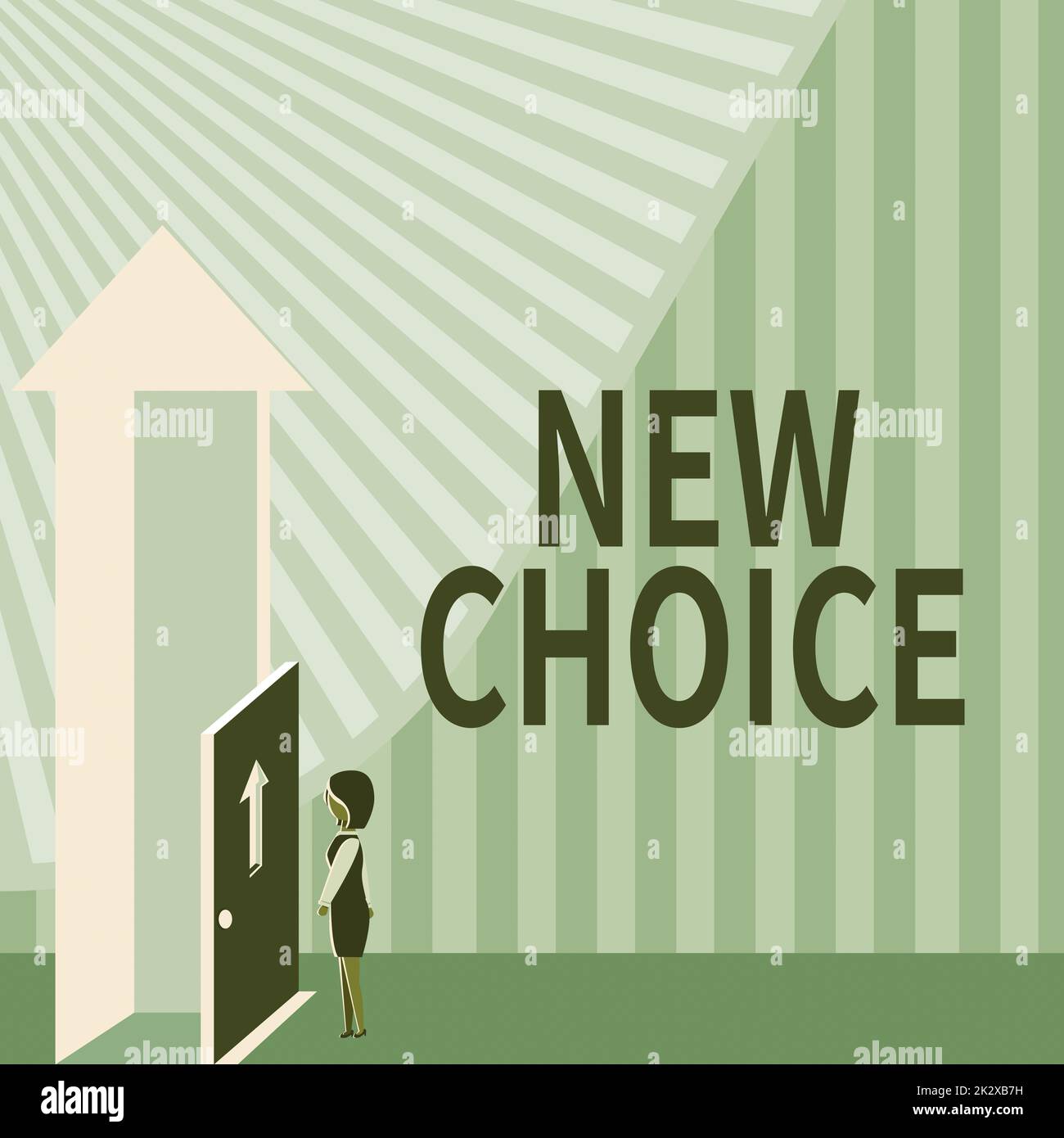 Conceptual display New Choice. Internet Concept having lot of options ...