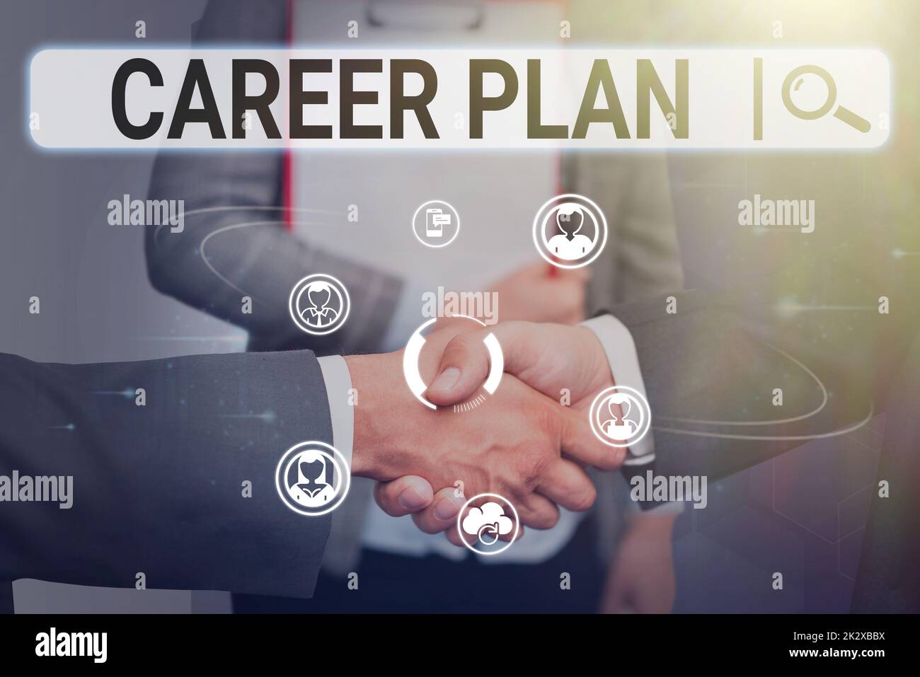 Text sign showing Career Plan. Business approach ongoing process where ...