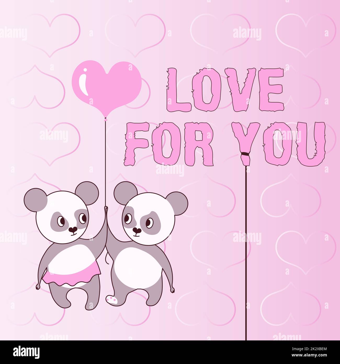 Conceptual caption LOVE FOR YOU. Conceptual photo Feeling of affection ...