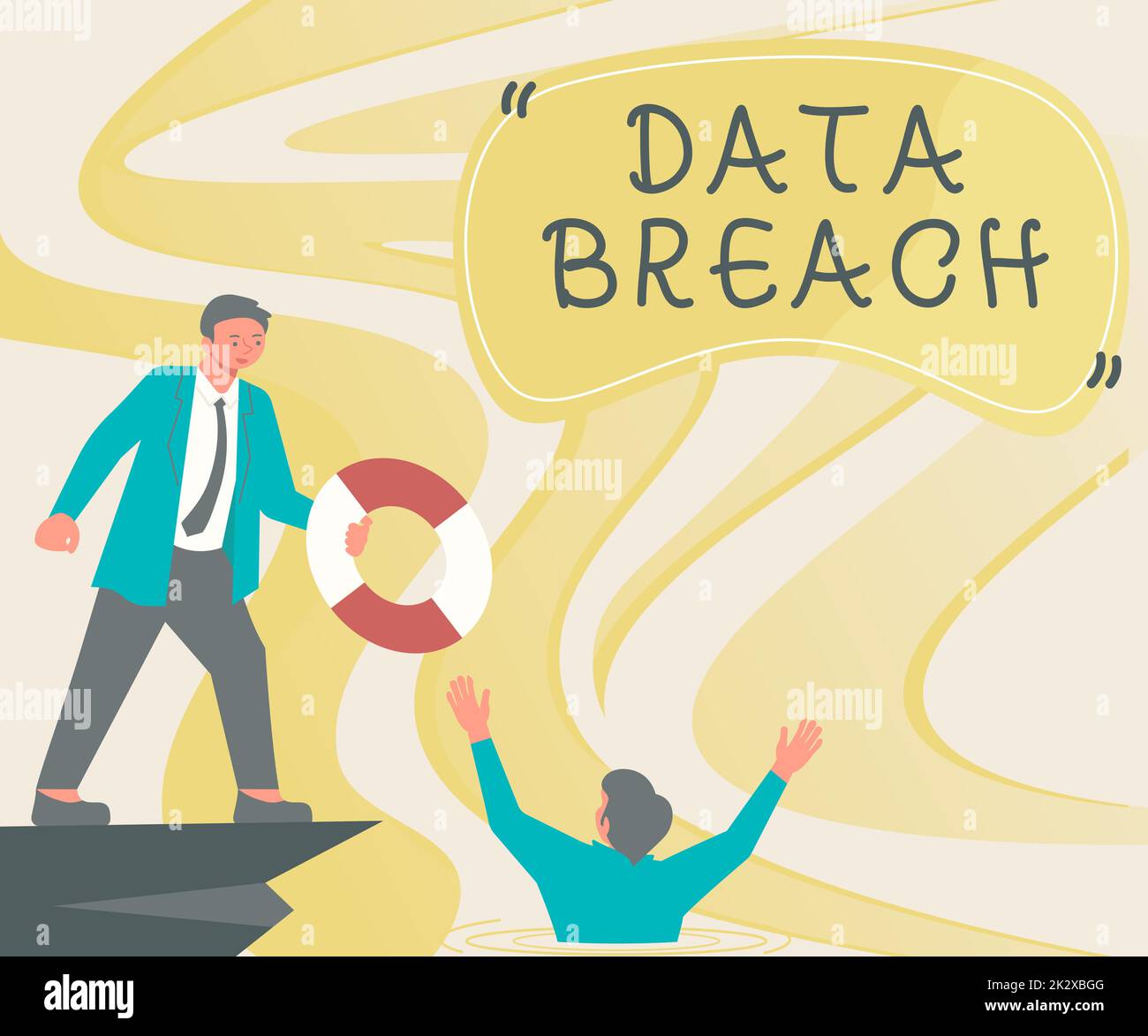 Text sign showing Data Breach. Concept meaning security incident where ... Text sign showing Data Breach. Concept meaning security incident where ...