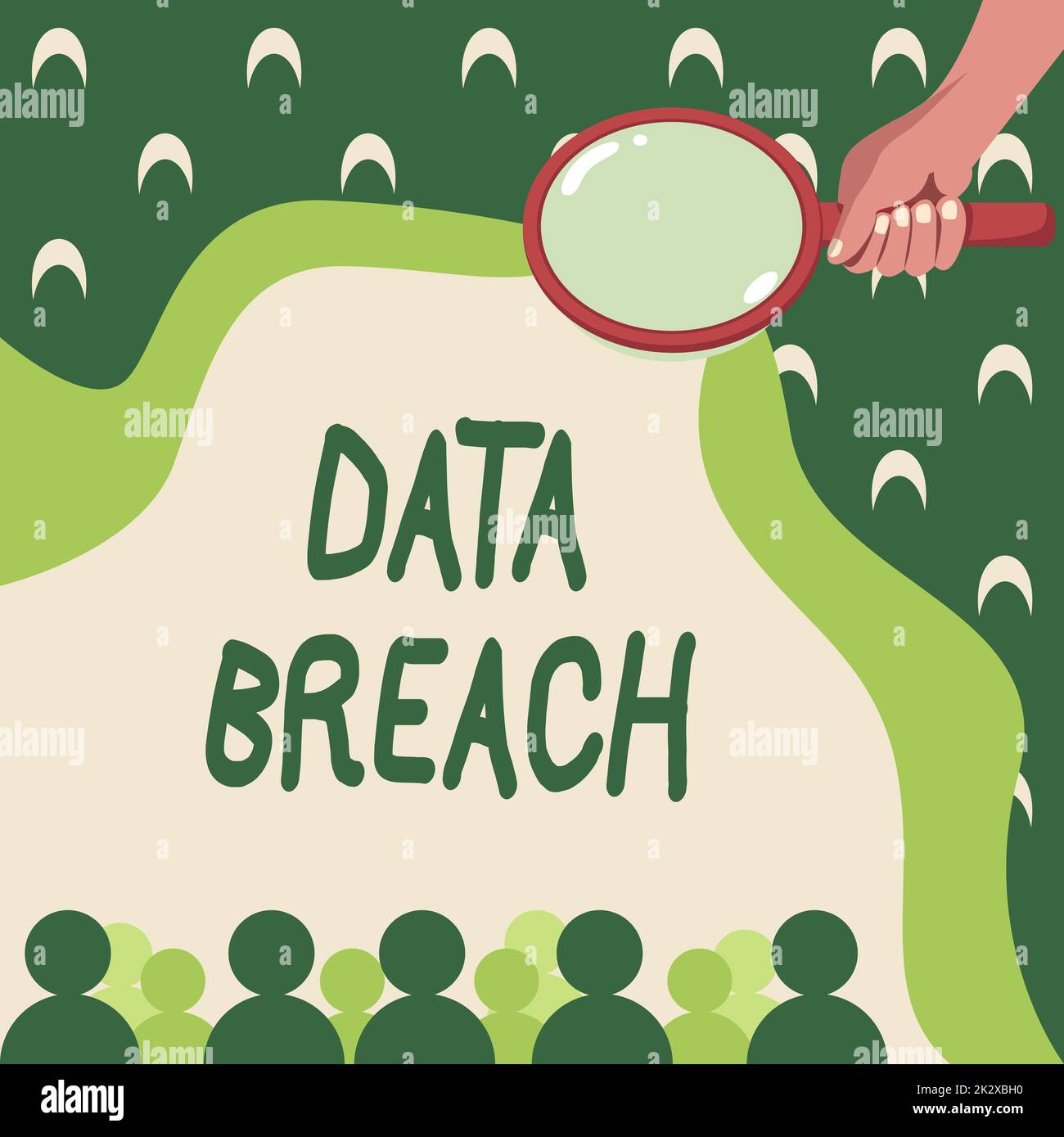Text caption presenting Data Breach. Concept meaning security incident ... Text caption presenting Data Breach. Concept meaning security incident ...