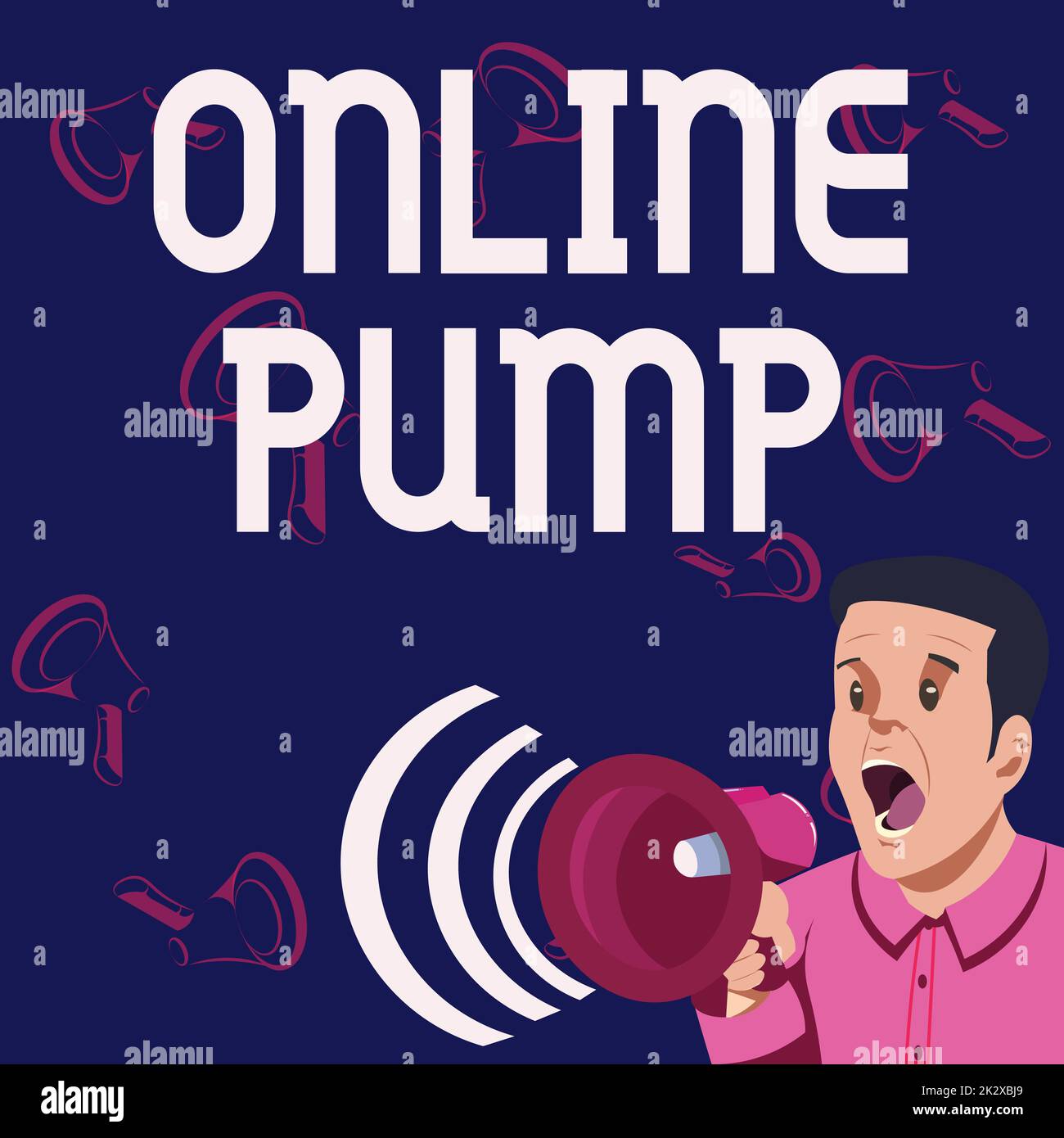 Conceptual caption Online Pump. Conceptual photo device which moves ...