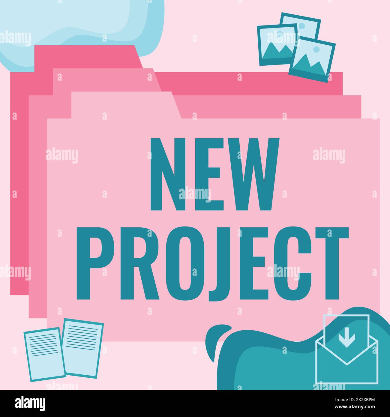 Sign displaying New Project. Business showcase individual enterprise ...