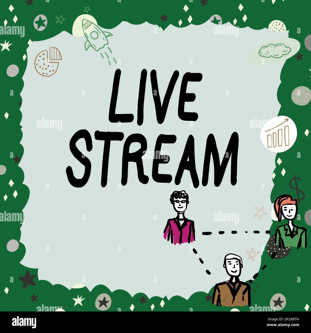 Inspiration showing sign Live Stream. Internet Concept transmit or ...