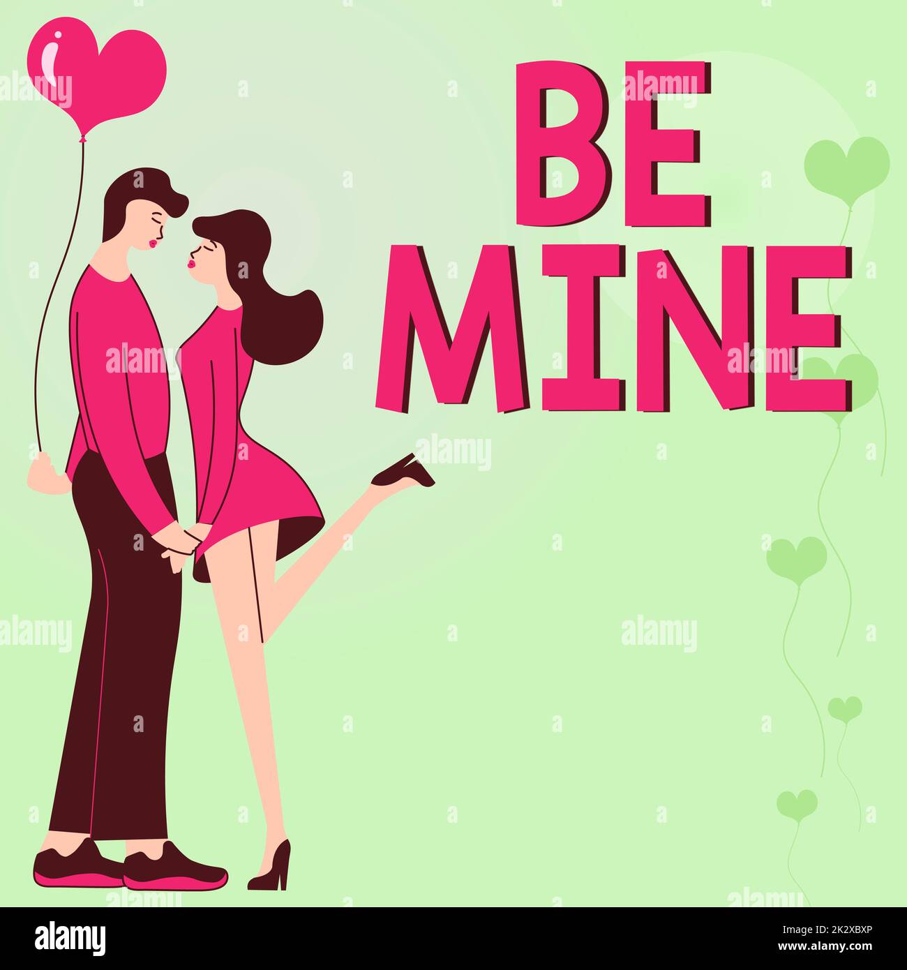 Writing displaying text BE MINE. Business showcase Asking someone to be ...