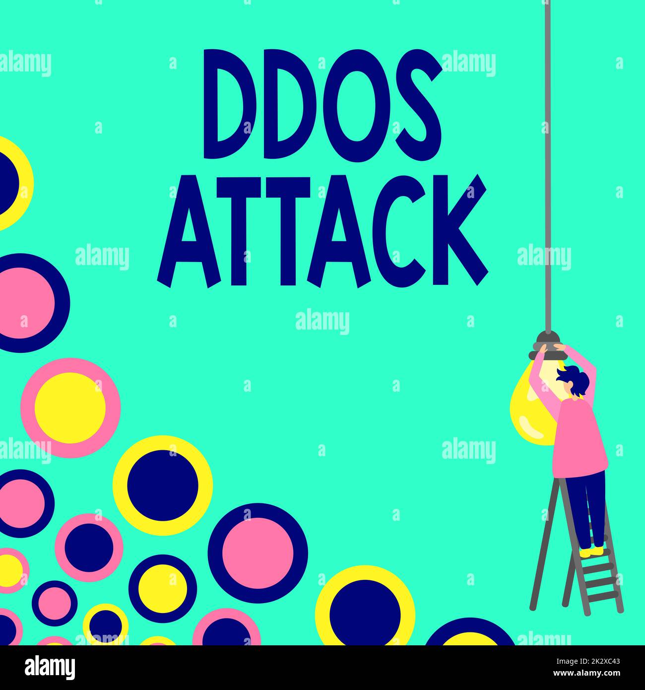Hand writing sign Ddos Attack. Word Written on perpetrator seeks to ...