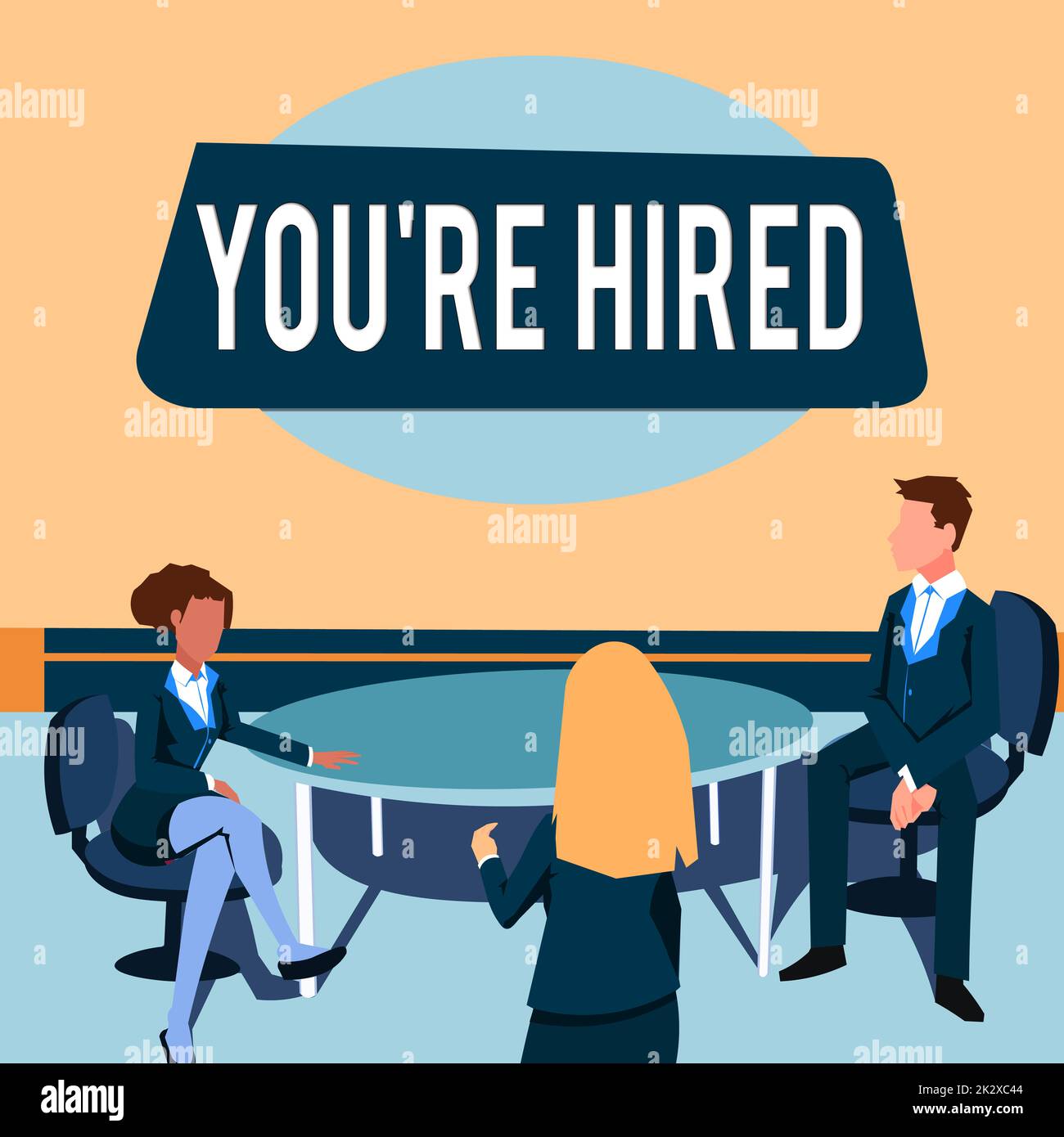 Text caption presenting You Re Hired. Conceptual photo New Job Employed ... Text caption presenting You Re Hired. Conceptual photo New Job Employed ...