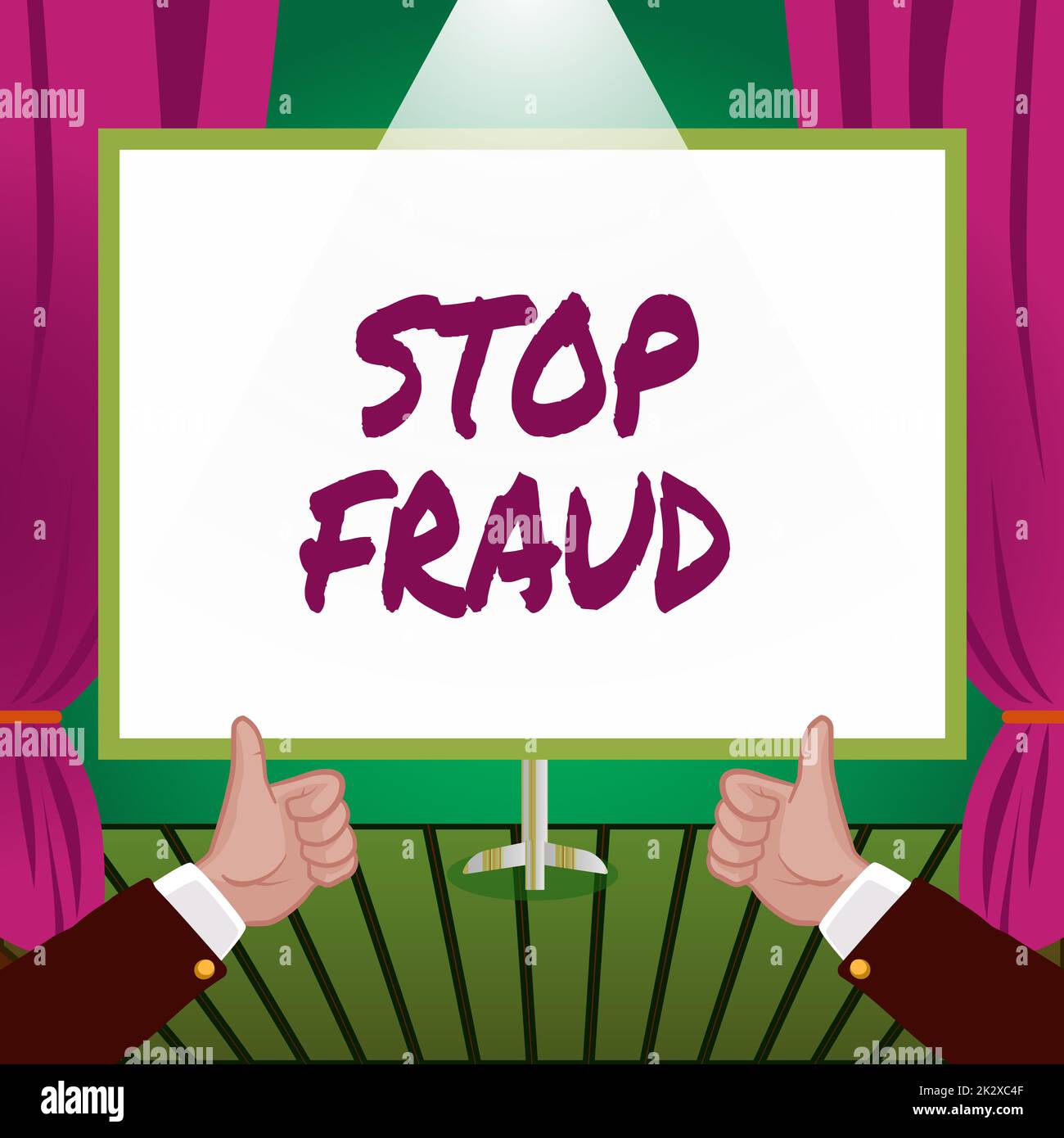 Conceptual caption Stop Fraud. Concept meaning campaign advices showing ... Conceptual caption Stop Fraud. Concept meaning campaign advices showing ...