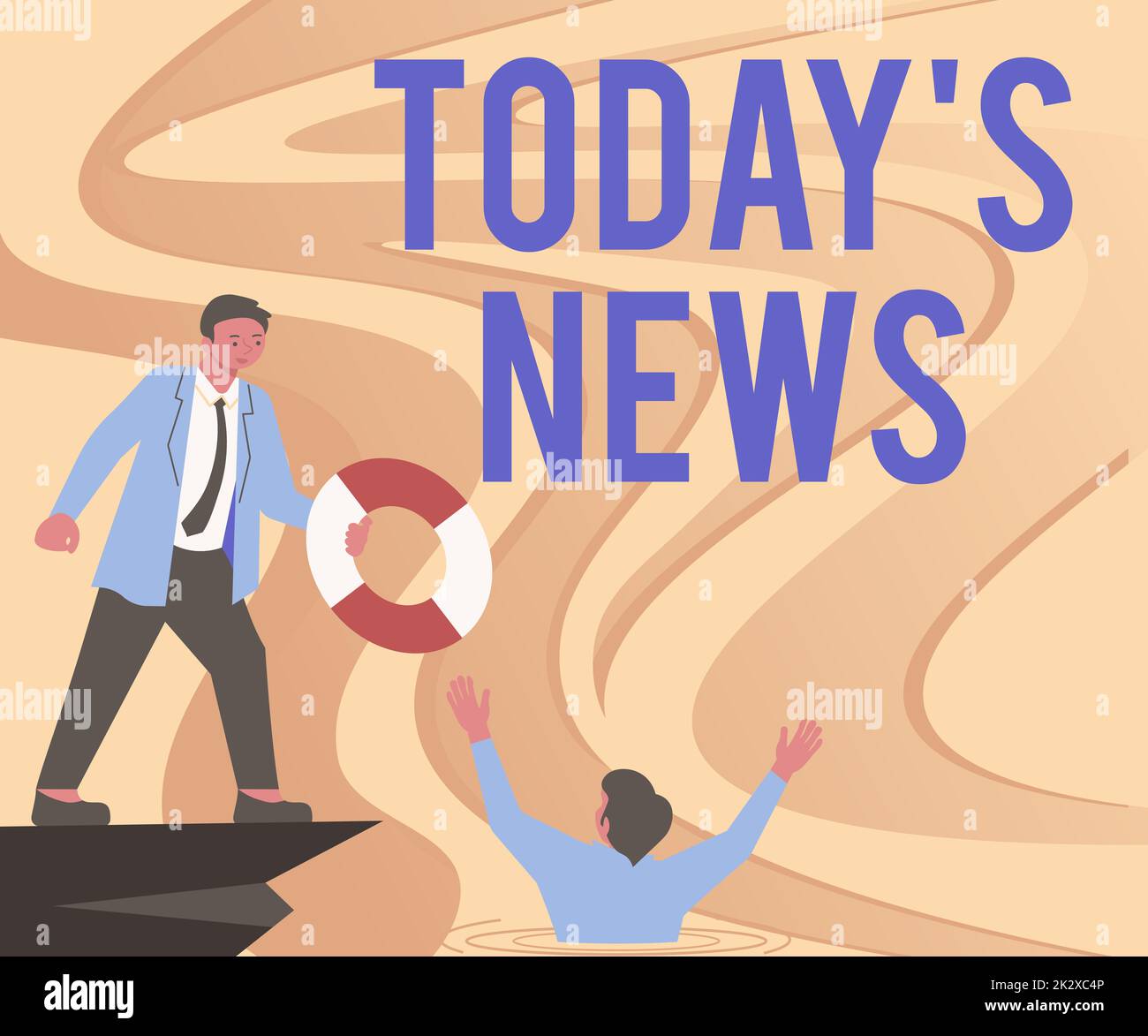 Conceptual caption Today News. Word for Latest Breaking Headlines ...