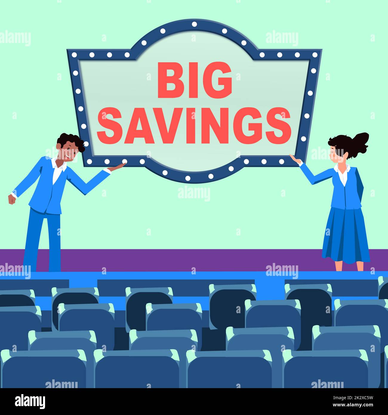 Inspiration showing sign Big Savings. Business concept income not spent ...