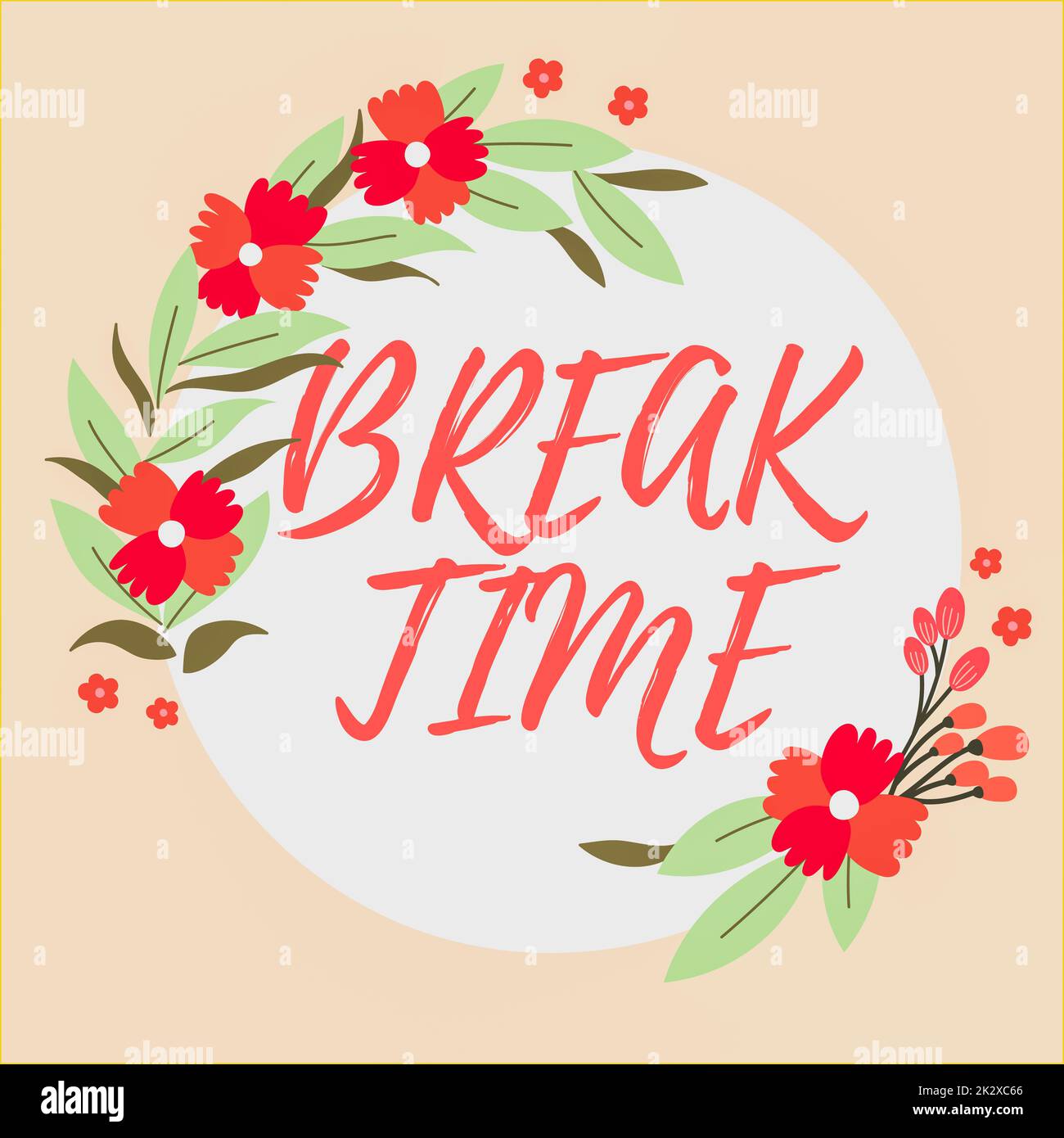 Conceptual display Break Time. Business concept Period of rest or ...