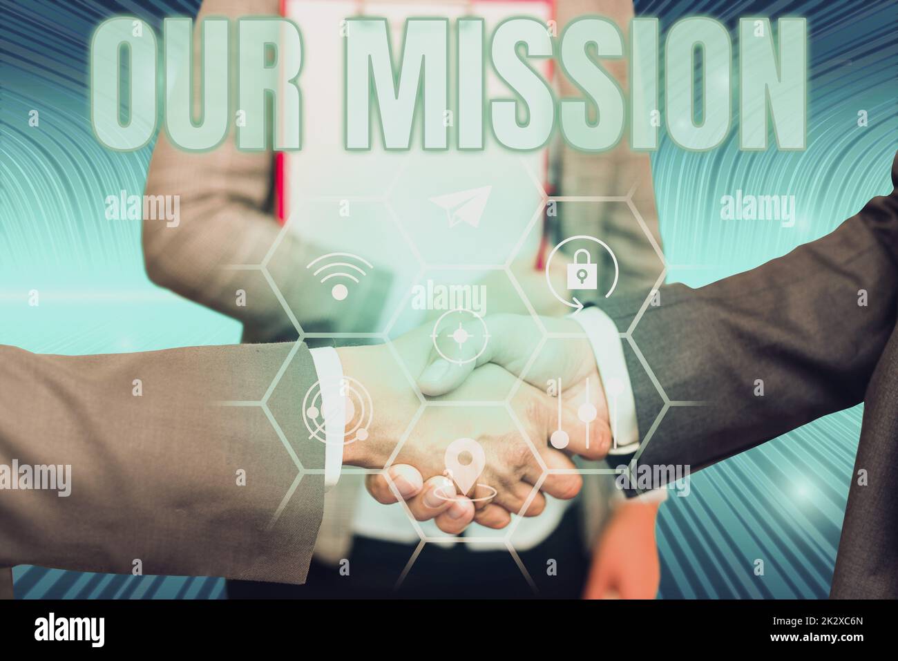 Text showing inspiration Our Mission. Business concept tasks or ...