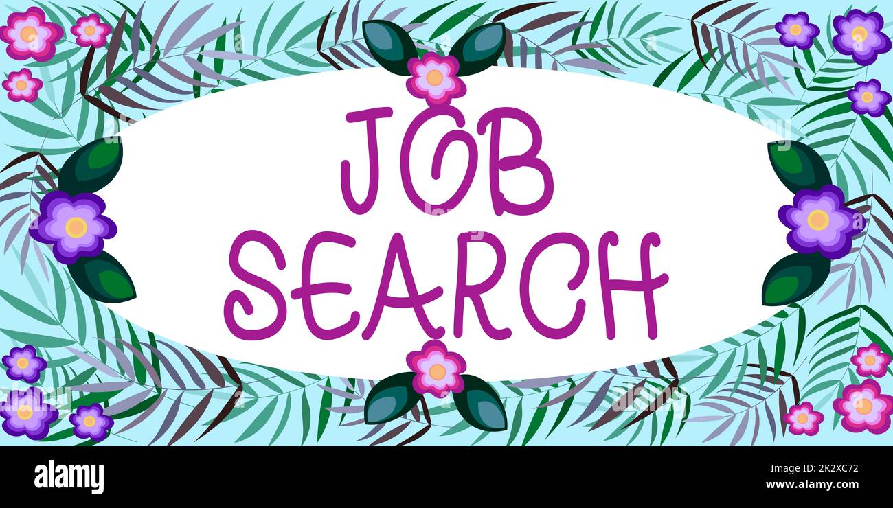 Sign displaying Job Search. Internet Concept An act of person to find ...