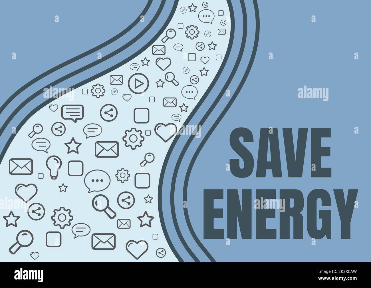 Text caption presenting Save Energy. Business approach decreasing the ...