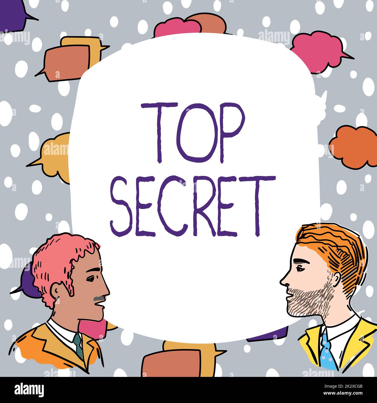 Hand writing sign Top Secret. Concept meaning telling someone important ...