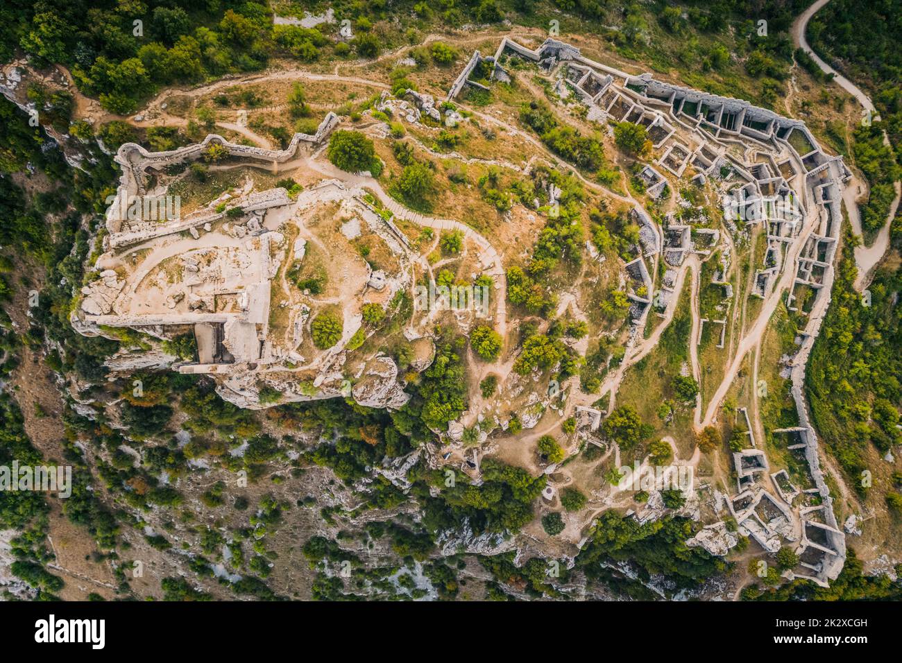 Castle de Crussol - in the commune of Saint-Péray that dominates the ...