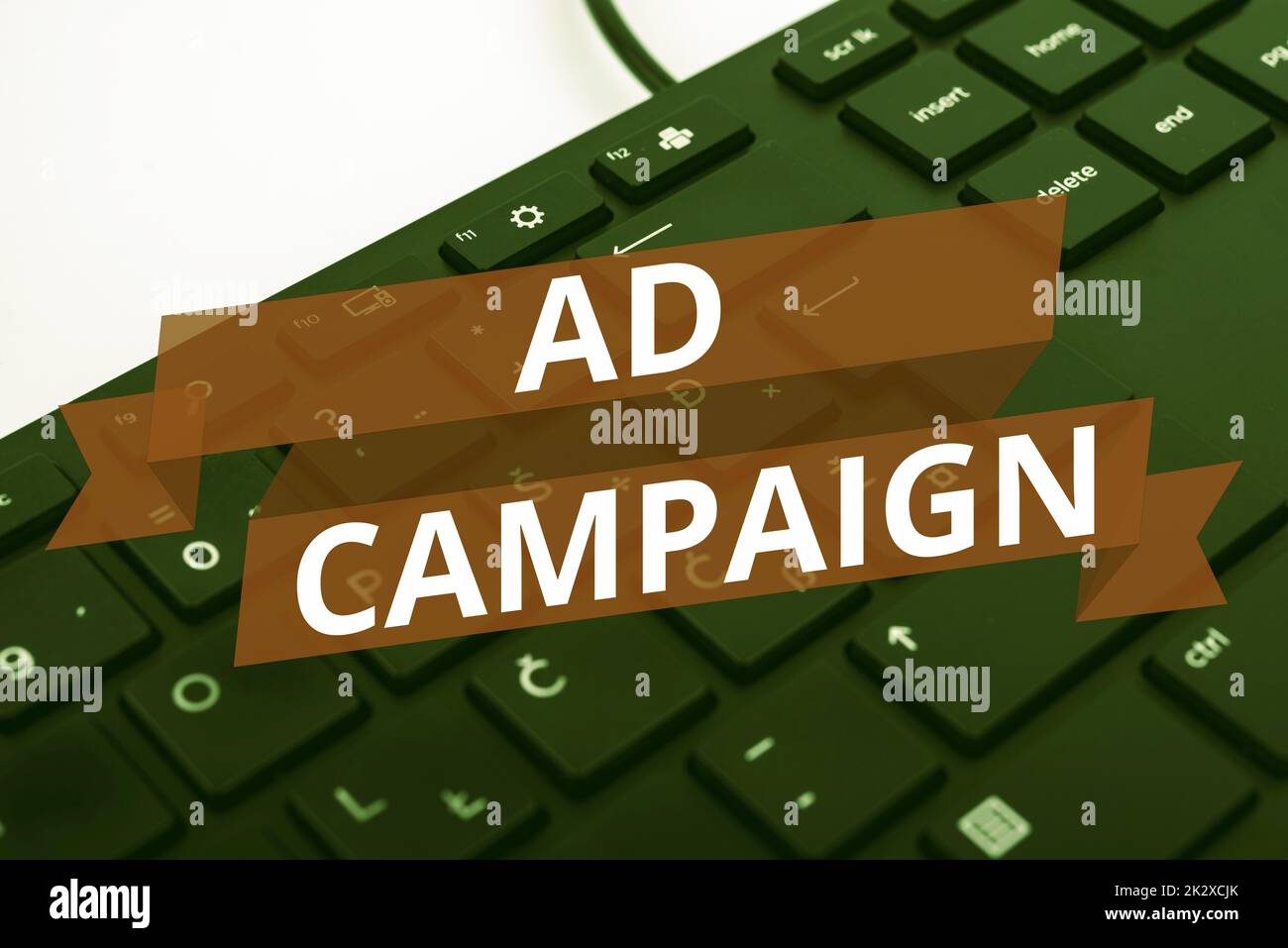 Sign displaying Ad Campaign. Business approach promotion of specific ...