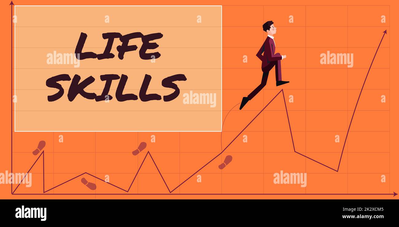 Writing displaying text Life Skills. Business showcase that is ...