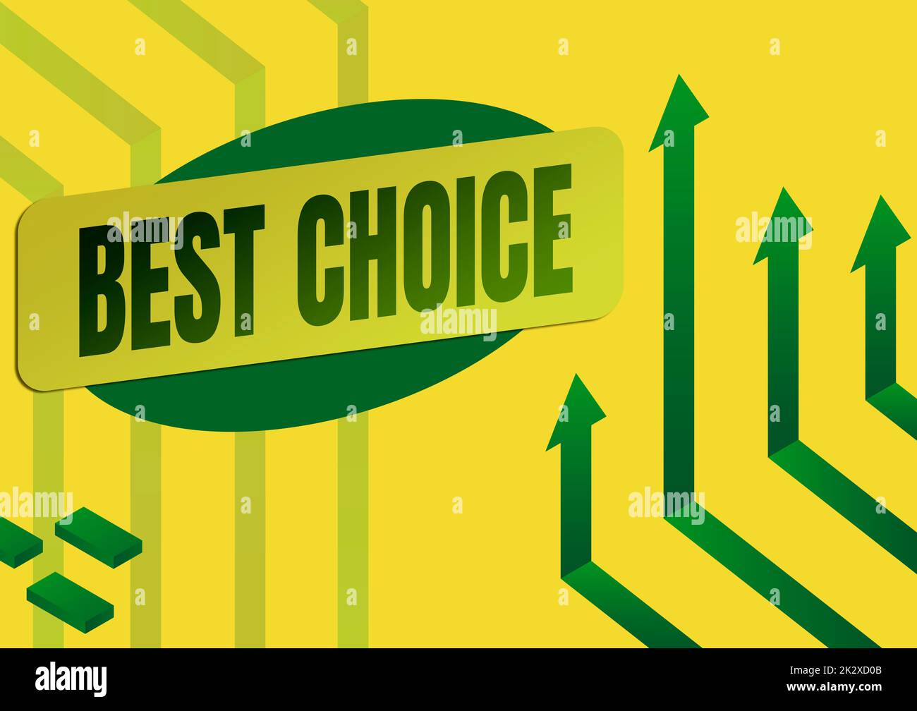Text sign showing Best Choice. Word Written on act of picking or ...