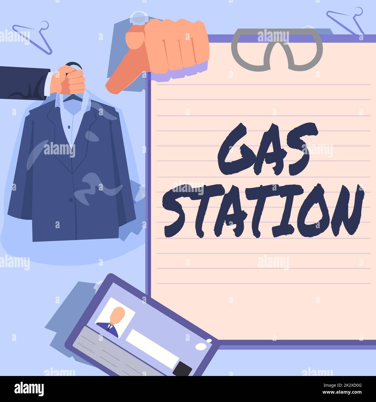 Inspiration showing sign Gas Station. Word Written on for servicing ...