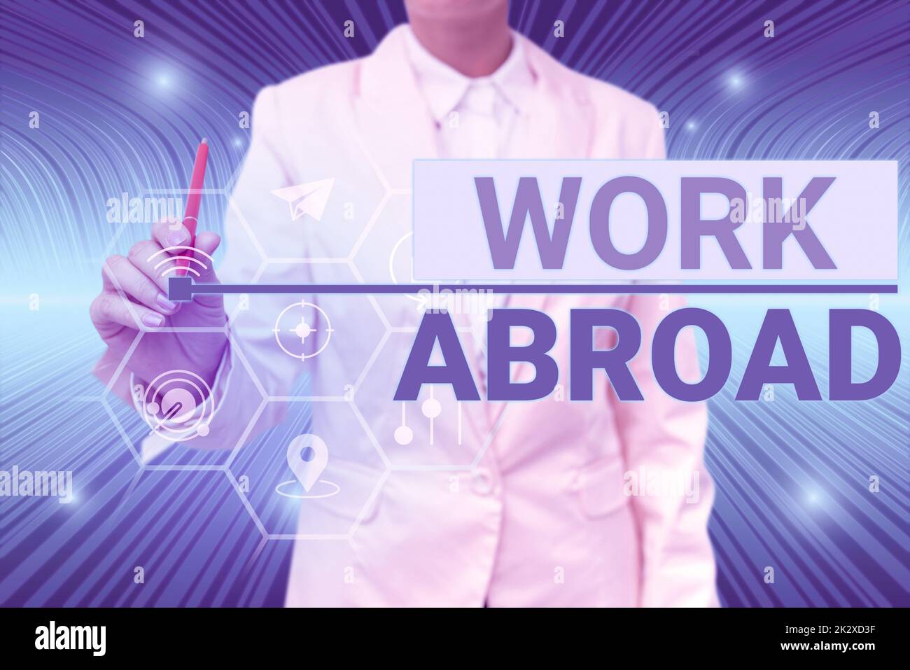 Writing displaying text Work Abroad. Word Written on Immersed in a ...