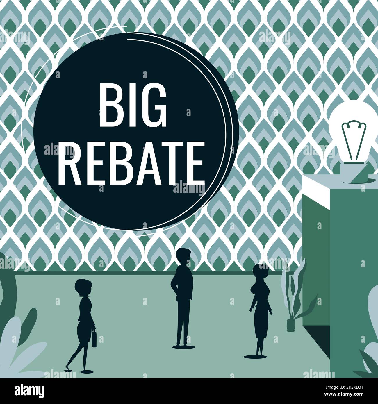 Hand writing sign Big Rebate. Concept meaning Huge rewards that can get ...